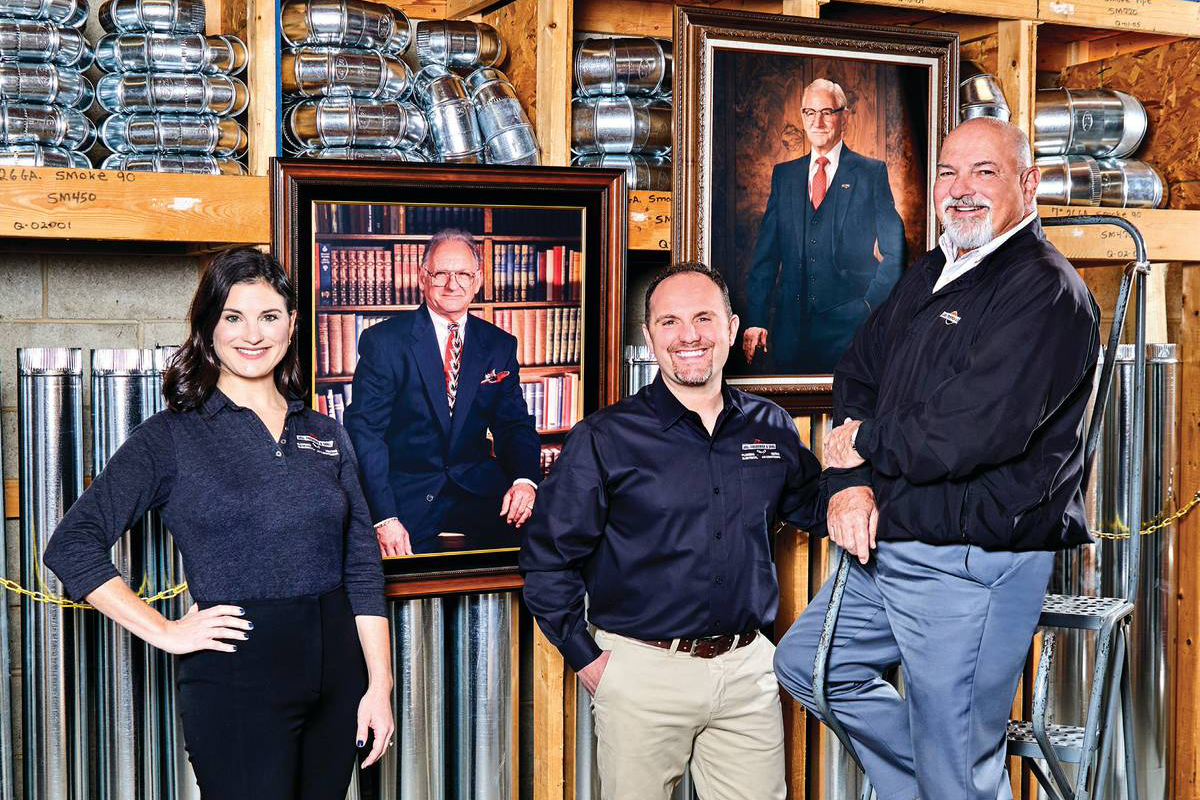 The Face of Four Generations of HVAC