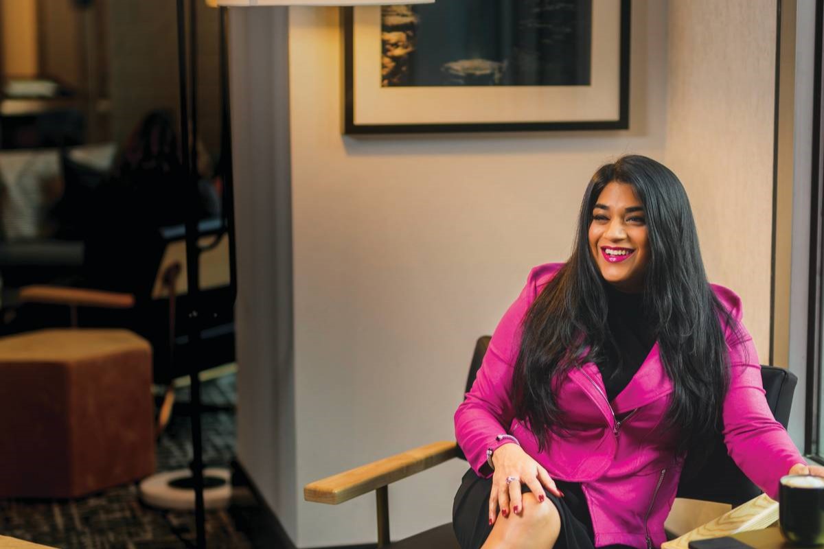 Mona Parikh Embraces a Sleek, Professional Style in Wilmington