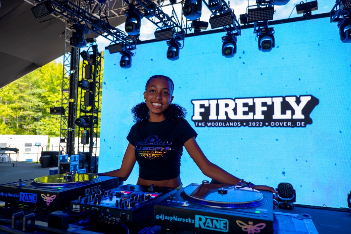 DJ Sophia Rocks Takes the Stage at Firefly Festival