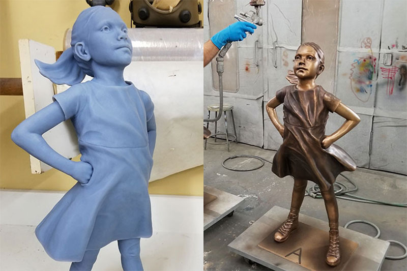 The 'Fearless Girl' Statue Goes to Paris—Sort of