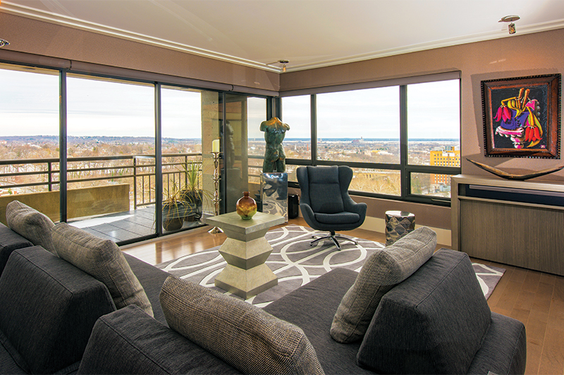 In This Chic City Condo, Spectacular Views are Just the Beginning