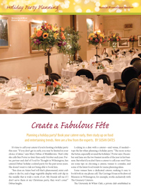 Holiday Party Planning