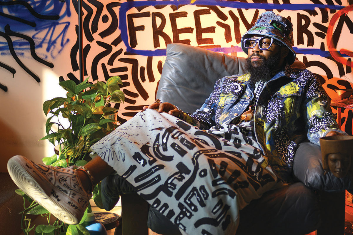 7GOD, a Visual Artist, Talks Clothing and Culture in Delaware