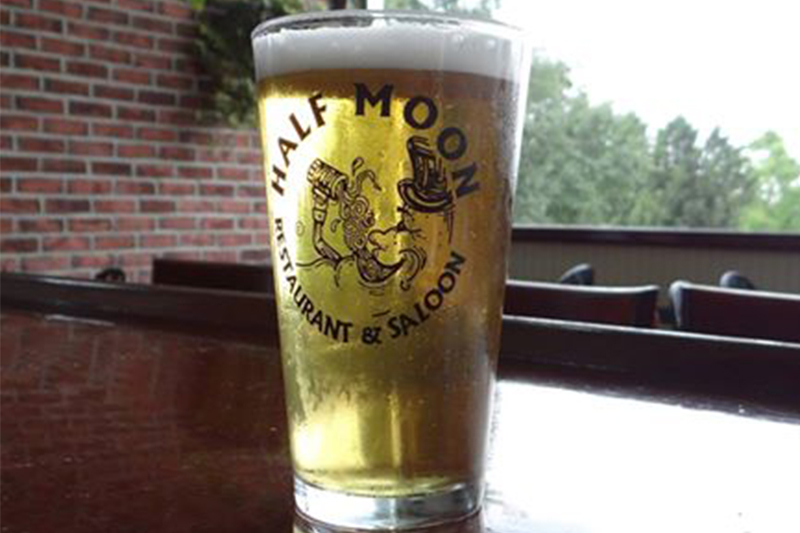 The Sun is Setting at Half Moon Restaurant & Saloon